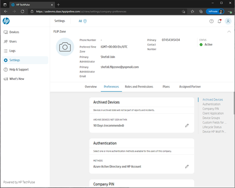 Knowledge Base - HP TechPulse Platform Help and Support for Services