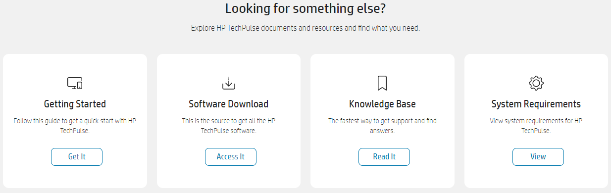 Knowledge Base - HP TechPulse Platform Help and Support for Services