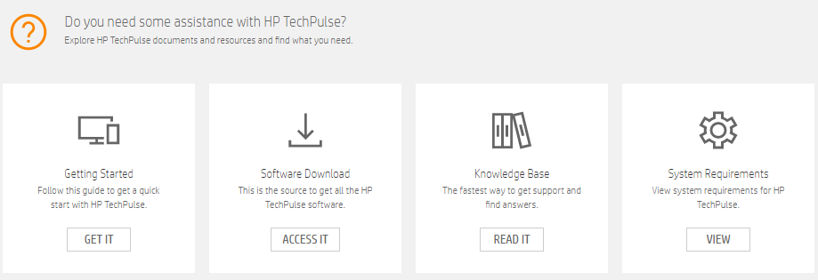 Knowledge Base - HP TechPulse Platform Help and Support for Services