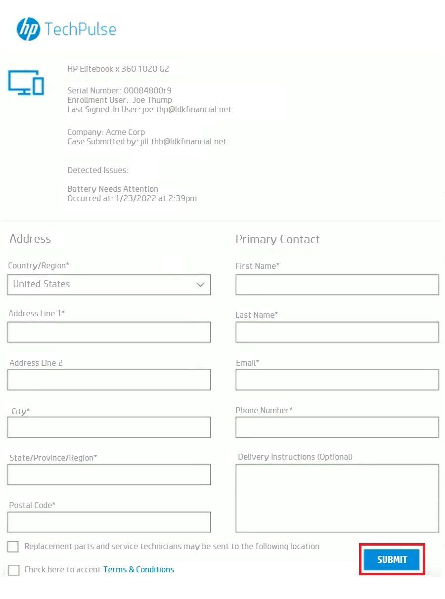Knowledge Base - HP TechPulse Platform Help and Support for Services